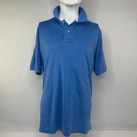Polo Ralph Lauren | Shirts | Polo Ralph Lauren Blue Polo Shirt Size ...